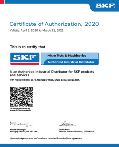 CERTIFICATE – Micro Tools & Machineries
